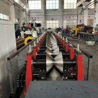 China 0.8-1.0mm Thickness Galvanized Steel Rain Valley Gutter Roll Forming Machine House Factory Warehouse Roof for sale