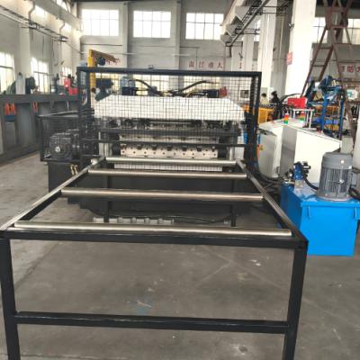 China Galvanized Steel B Deck Composite Floor Deck Panel Roll Forming Machine 0.8~1.6mm With Embossing Roller For USA Mexico for sale
