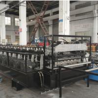 China Galvanized Steel B Deck Composite Floor Deck Panel Roll Forming Machine 0.8~1.6mm With Embossing Roller For USA Mexico for sale