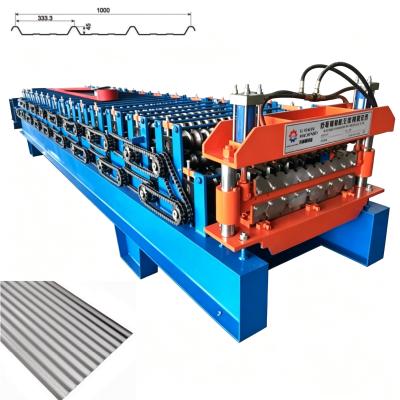 China Africa Double Layer IBR Trapezoidal Corrugated Roof Sheet Roll Forming Machine Warehouse Factory Residential Roof Economical for sale