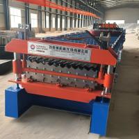 China Africa Double Layer IBR Trapezoidal Corrugated Roof Sheet Roll Forming Machine Warehouse Factory Residential Roof Economical for sale