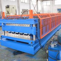 China Africa Double Layer IBR Trapezoidal Corrugated Roof Sheet Roll Forming Machine Warehouse Factory Residential Roof Economical for sale