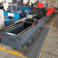 China 1.5-2.5mm Galvanized Coils PV Solar Strut Channel Roll Forming Machine Servo Hydraulic Punching  Solar Mounting Bracket for sale
