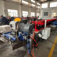China 0.7-1.2mm Galvanized Steel Aluminum Door Bottom Rail Roll Forming Machine Warehouse Shop & Industrial Rolling Shutter Door for sale