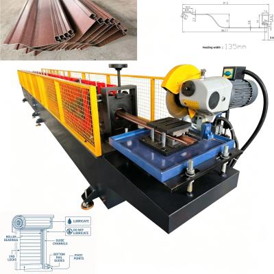 China 0.7-1.2mm Galvanized Steel Aluminum Door Bottom Rail Roll Forming Machine Warehouse Shop & Industrial Rolling Shutter Door for sale