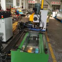 China 0.6-1.5mm Galvanized Coils Garden Canopy Awning Pipe Tube Roll Forming Machine Sunshade Patio Shelter Fly Saw Cutting for sale