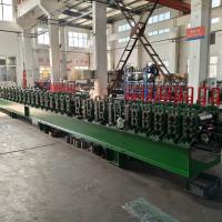 China Galvanized Steel 70mm Diameter Awning Tube Roll Forming Machine with 0.6mm-1.2mm Thickness for sale