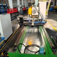 China Galvanized Steel 70mm Diameter Awning Tube Roll Forming Machine with 0.6mm-1.2mm Thickness for sale
