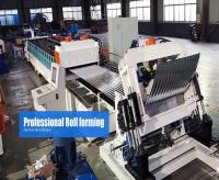 China Steel Silo Roof Roll Forming Machine 90kW Gear Box Drive 12-15m/min Production Speed for 1.5-3.3mm Galvanized Coils for sale
