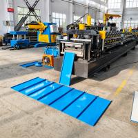 China Auto Width Adjustable 300-530mm Snap Lock Standing Seam Roof Panel Roll Forming Machine Warehouse Factory Building Roof Boltless for sale