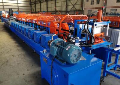 China 22 Rollers Upright Post Roll Forming Machine For Container House Gearbox Transmission for sale