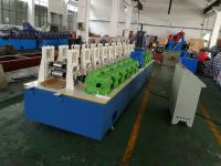 China 16 Stations Chain Drive Vineyard Post Making Machine With Hydraulic Cutting for sale