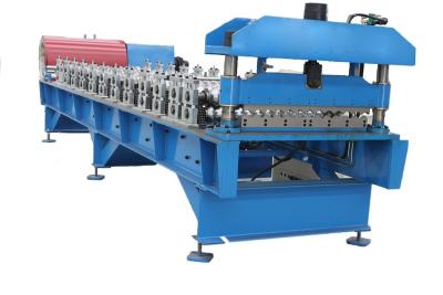 China Thin Material Galvanized Steel 0.12-0.3mm Corrugated Roof Sheet Roll Forming Machine 7.5KW for sale