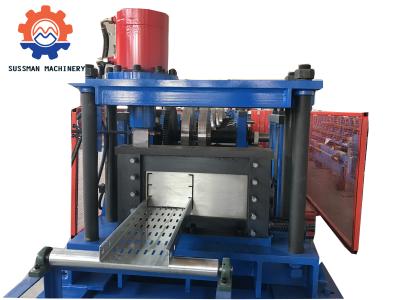 China CE Certified Cable Tray Roll Forming Equipment - 1-2mm Thickness, 1250mm Width Capacity with 5-Ton Decoiler for sale