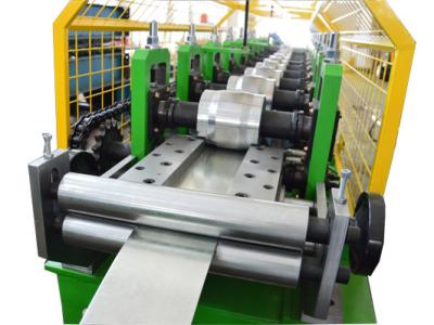 China 13 Stations Roof Batten Steel Roll Forming Machine 91mm Effective Width 3mm Thickness for sale