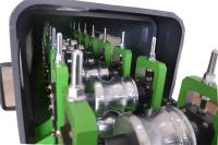 China Hydraulic Cutting Metal Shutter Door Forming Machine 12 Steps 12-15 M/Min Speed for sale