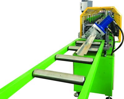 China Chain Drive Omega Purlin Roll Forming Machine 0.3-0.8mm 10-15m/min Ceiling Framing for sale