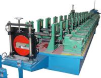 China Touch Screen PLC Control Rack Roll Forming Machine - 18 Stations, 12-15 m/min Speed, 8 Ton Capacity for sale