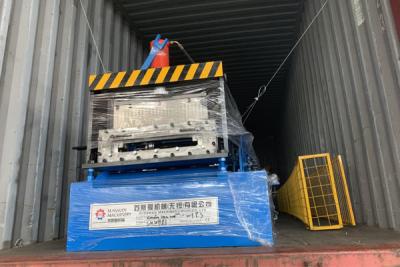 China GI Aluminum Roof Panel Standing Seam Roll Forming Machine 0.7-1.2mm 16 Stands for sale