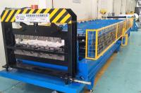 China GI Aluminum Roof Panel Standing Seam Roll Forming Machine 0.7-1.2mm 16 Stands for sale