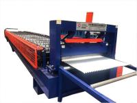China 0.25mm - 0.8mm Corrugated Roof Panel Roll Forming Machine With Material Width 1220mm for sale
