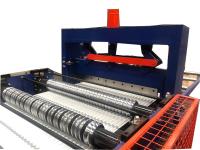 China 0.25mm - 0.8mm Corrugated Roof Panel Roll Forming Machine With Material Width 1220mm for sale