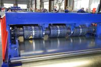 China 15KW Main Power Deck Floor Roll Forming Machine With Servo Following Cutting for sale