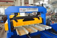 China Galvanized Steel Barrel Type Roof Sheet Making Machine with PLC Control | 8-12m/min Speed | 0.14-0.8mm Thickness for sale