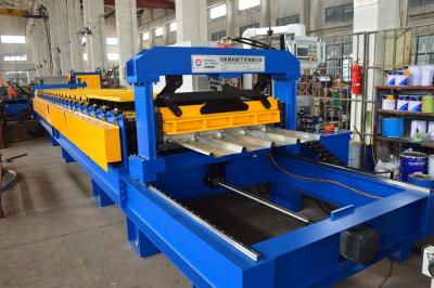 China Color Coated Coil IBR Roof Panel Roll Forming Machine 0-12m/min 7.5kW 18 Stations for sale