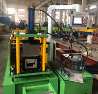 China Chain Driving Downspout Roll Forming Machine Roof Gutter Making Machine 15m / Minute for sale