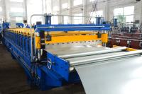 China 0.15-0.3mm PPGI Roof Panel Roll Forming Machine 1.2 Inch Chain Drive 20 Stations for sale