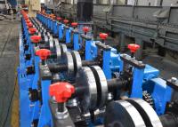 China Upright Rack Roll Forming Machine With Hole Punching Yield Strength 250 - 550mpa for sale