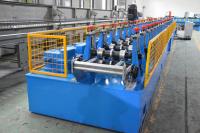 China Galvanized Steel S235JR Rack Roll Forming Machine Chain Driven Multi Language for sale