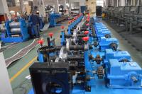 China Touch Screen PLC Control Rack Roll Forming Machine - 18 Stations, 12-15 m/min Speed, 8 Ton Capacity for sale