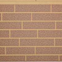 China 380mm Width 16mm Thickness Decorative PU Sandwich Wall Panel for Exterior Insulation and Building Cladding for sale