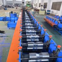 China Racking Upright Post Metal Roll Forming Machine With 5T Hydraulic Uncoiler for sale