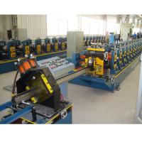 China 2.5mm Upright Rack Roll Forming Machine with 6m Auto Stacker, 22kW Motor, 8-12m/min Speed for sale