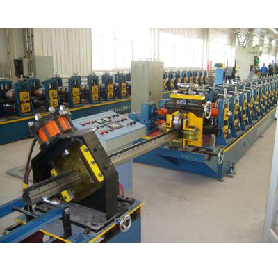 China 2.5mm Upright Rack Roll Forming Machine with 6m Auto Stacker, 22kW Motor, 8-12m/min Speed for sale