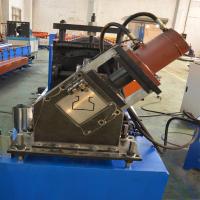 China 2.5mm Upright Rack Roll Forming Machine with 6m Auto Stacker, 22kW Motor, 8-12m/min Speed for sale