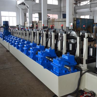 China Metal Rack Roll Forming Machine Shelf Step Beam Making Machine 1200mm Width for sale