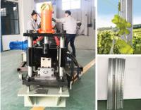 China Galvanized Coil Vineyard Post Stake Roll Forming Machine 22kw 16 Stands for sale