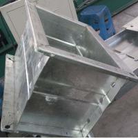 China Square Vane Smoke Damper 1.0mm Roll Forming Equipment With Chain Drive for sale