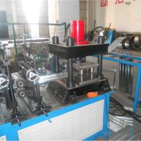 China Square Vane Smoke Damper 1.0mm Roll Forming Equipment With Chain Drive for sale