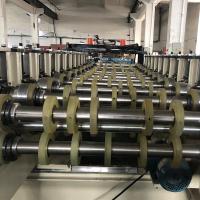 China Shelf Box Roll Forming Machine Width Adjustable from Cold Steel Plate 200-600mm with punching Perforation for sale