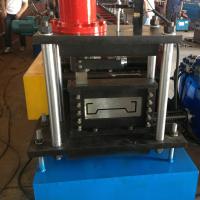 China Galvanized Steel 1-2mm Thickness M Purlin Rack Roll Forming Machine With Chain Drive for sale