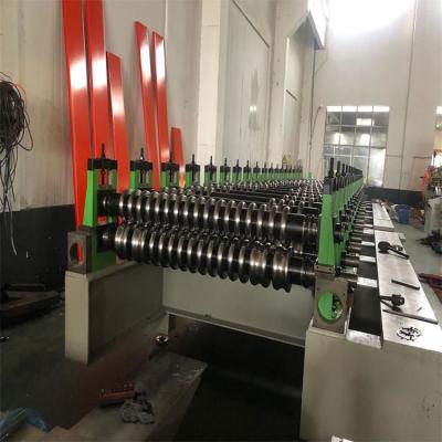 China 18 Station 4mm Steel Silo Panel Roll Forming Machine with 55kW Motor and Punching Dies for sale