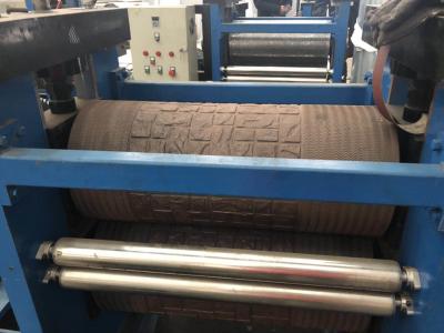 China 1200mm PPGI Coils Metal Embossing Machine with Servo Motor for 0.4-1.2mm Steel Sheets for sale