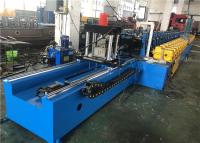 China GCr15 Steel Solar Channel Roll Forming Machine with Servo Following Cutting - 1.5-2.5mm Thickness, 18.5kW Motor for sale