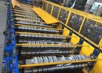China 12m/Min 1.2 Inch Chain Drive Plc Control Metal Roof Panel Machine for sale