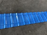 China PPGI 820mm Glazed Tile Roll Forming Machine 16 Rollers 7.5KW Chain Drive for sale